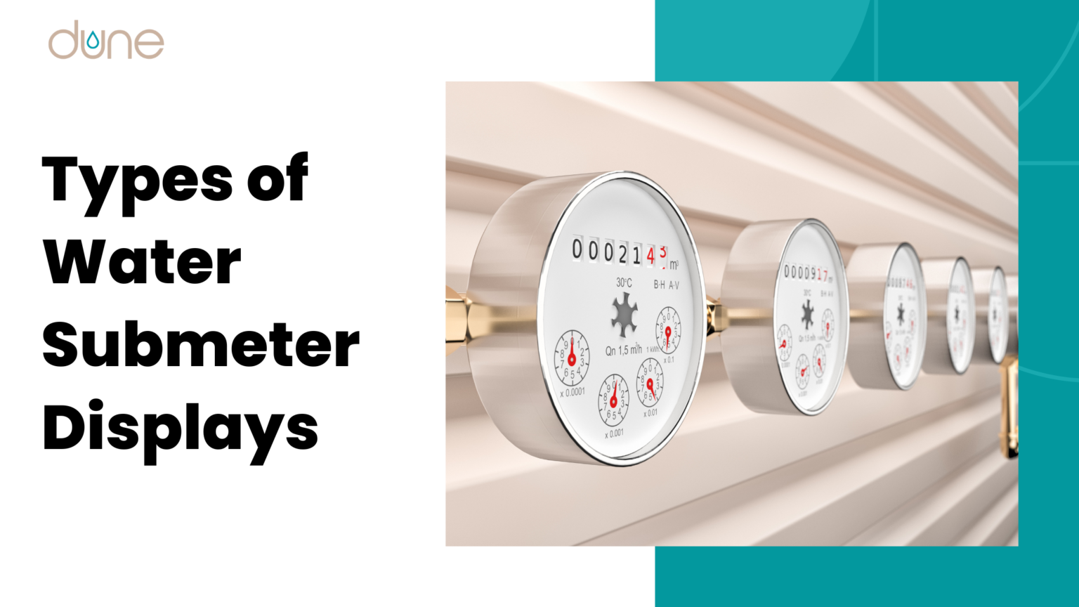 Water Submeter Types and Types of Displays